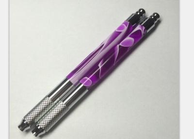 Chine Stylo fait main coloré de sourcil de tatouage du cristal 110MM, stylo manuel de tatouage professionnel à vendre