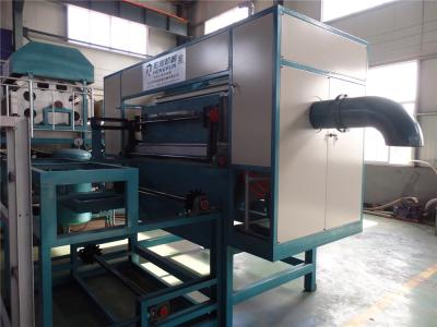 Cina macchina di modellatura del vassoio dell'uovo della polpa 4000pcs/hr, tipo rotatorio macchina di formatura della polpa in vendita