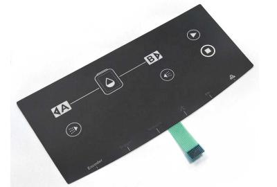 China Stärke des Hintergrundbeleuchtung Deadfront-Platten-kapazitive Membranschalter-0.5mm zu verkaufen