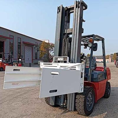 중국 3500kg 디젤 포크리프트 3.5톤 베일 클램프 중국 엔진 반탄력 판매용