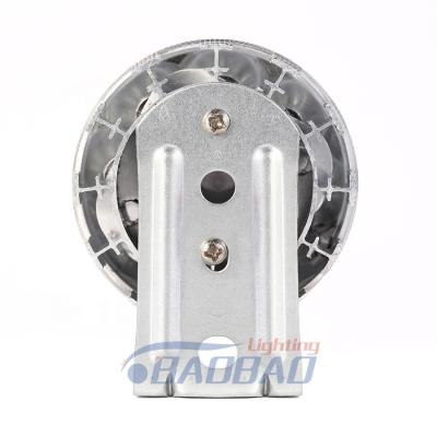 Aluminum Silver Casing 9 Beam White Color Motorbike Light Accessories