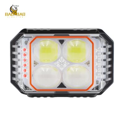 중국 80V 4 Beads 흰색 노란색 번쩍이는 다채로운 금속 오토바일 LED 조명 판매용