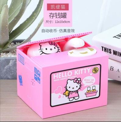 China Certificação do CE ROHS do OEM Kitty Money Piggy Bank 12x13x18cm à venda