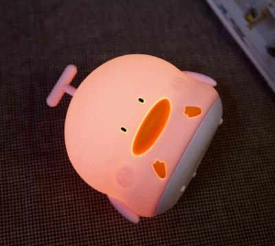 China Lâmpada Tabletop da luz da noite do anti deslizamento, luz recarregável da noite do Usb do silicone do ABS 328g à venda