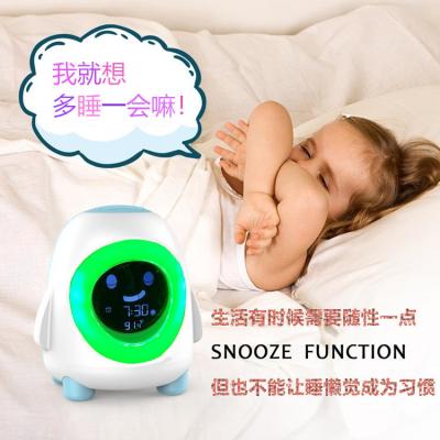 Cina Colore del pinguino 3 LED della sveglia dei bambini di addestramento di sonno che cambia approvazione di ROHS in vendita