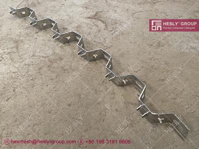 China AISI310S 1" Depth Hexsteel Mesh | 2.0mm Thickness | 36" X 12" for sale