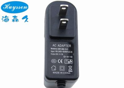 中国 セリウム、RoHs の壁の土台アダプター、アメリカのプラグ・アダプタ 12V 1A 販売のため