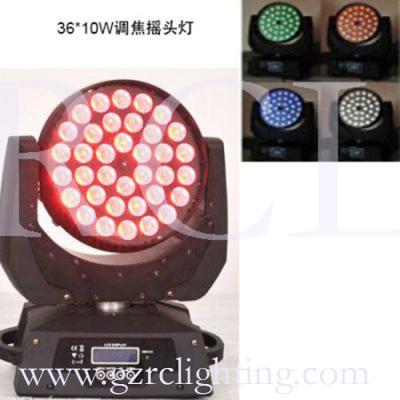 China Live performances Stage Lights 36pcs 10W RGBW 4 in 1 LED Moving Head Wash lighting for sale