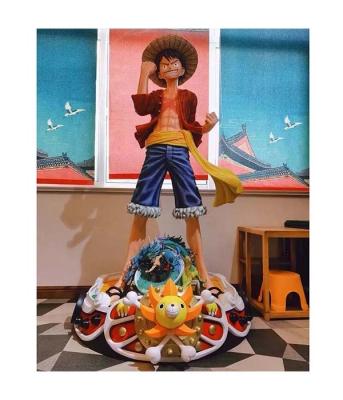 Customized Size One Piece Zoro Sculpture Resin Luffy And Zoro Statue for Home