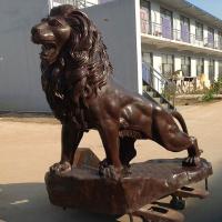 Quality Customized Garden Decorative Outdoor Metal Animal Sculpture Life Size Bronze Lion Statue for sale