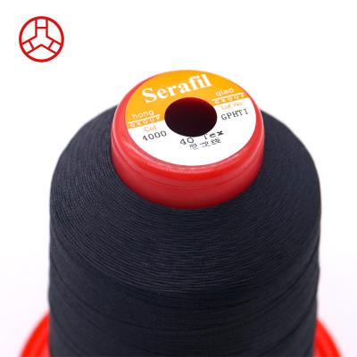 Cina 100G Peso filo da cucire durevole per borsa e scarpe 1300Y Lunghezza Tex70 Serafil Poliestere in vendita