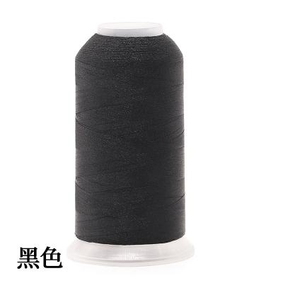 Cina 5500 Yards Nero 900 Filato di ricamo 40wt 100% poliestere per disegno a macchina tinto in vendita