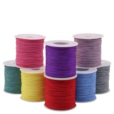 Cina Corde a nodo cinese a giada intrecciata 100M 0,8mm Nylon Rat Tail Lace Rope per la produzione di gioielli in vendita