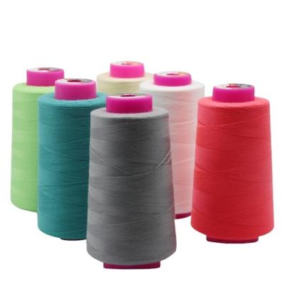 Cina Basso MOQ 40/2 Spun 100% filo di cucitura in poliestere per utensili per cuciture a macchina in vendita