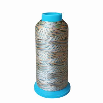 Cina 96 colori colore misto 4000 Yards Poliestere/Viscose 120D/2 Filato ricamato variegato in vendita