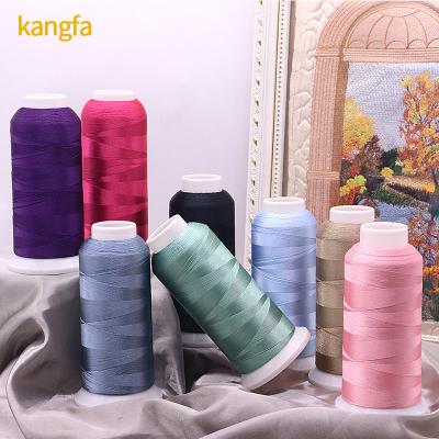 Cina 4000 Yard 120d/2 100% filato di poliestere 40s/2 per la macchina di ricamo Boho 5000m in vendita