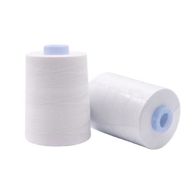 China hilo de costura de algodón 100% blanco para proyectos personalizados en la industria textil en venta