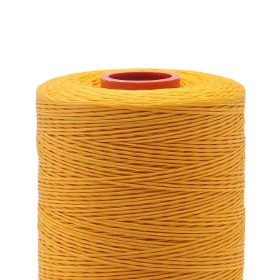 China Hoge sterkte 100% polyestergarens Plat gewassen gevlochten draad 0,8 mm 1 mm waterdicht Zwart Te koop