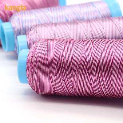 Cina 4000y/Cones Madeira Rainbow 100% filo ricamato in poliestere per il logo ricamato in vendita