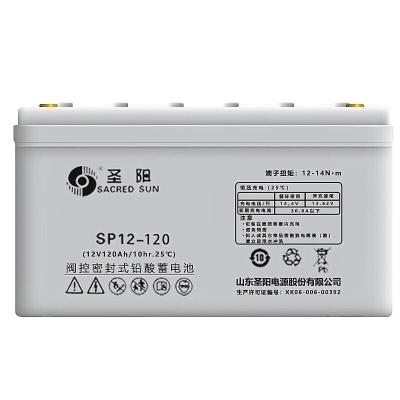 China Sacred Sun SP12-120 12V120Ah Bateria de Ácido de Chumbo para Armazenamento de Energia Solar e Energia UPS à venda