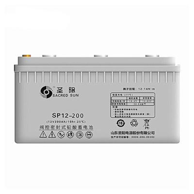 China Sacred Sun SP12-200 12V200Ah Bateria de Ácido de Chumbo para Sistema de Alarme de Potência Largura mm 234 à venda
