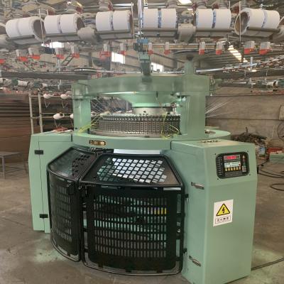 Cina Stile tricottante piano circolare della macchina tessile 5.5KW del doppio Jersey ad alta velocità in vendita