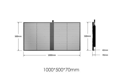중국 높은 광도 실내 옥외 SMD P2.84 P20 풀 컬러 영상 벽 유리제 LED 메시 판매용
