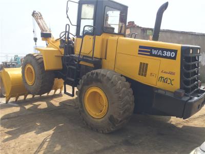Κίνα Υδραυλικός φορτωτής KOMATSU WA380 ροδών χεριών κάδων 3m3 δεύτερος - 3 προς πώληση