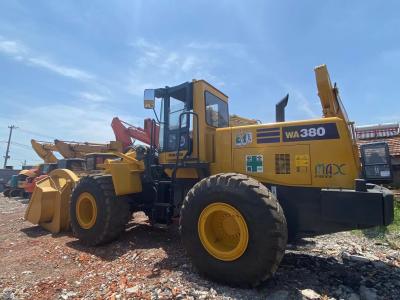 Κίνα 5-6 τόνων μεταχειρισμένο φορτιστή τροχών Komatsu WA380-3 μεταχειρισμένο φορτιστή εμπρός προς πώληση