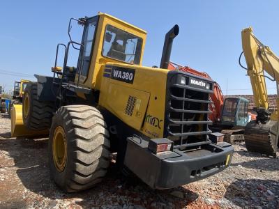 Κίνα 5-6 τόνων μεταχειρισμένο φορτιστή τροχών Komatsu WA380-3 μεταχειρισμένο φορτιστή εμπρός προς πώληση