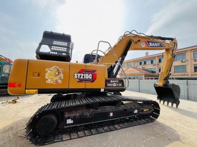 Κίνα 21 τόνος Χρησιμοποιούμενος σκάφτης Sany SY215C Υδραυλικός σκάφτης 1CBM χωρητικότητα κουβάς προς πώληση