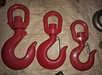 China alloy steel drop forged s322 swivel hook for sale