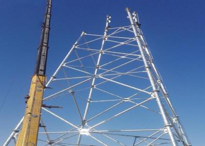 Cina 10KV - il tubo d'acciaio Palo di angolo 2 tubolari della torre 4 della trasmissione 1000KV ha flangiato collegato in vendita