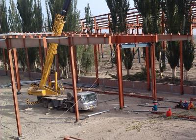 Cina Magazzino della struttura d'acciaio del tetto della rete metallica, costruzioni d'acciaio industriali saldate in vendita