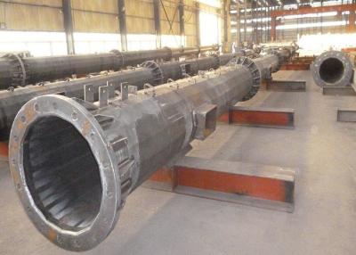 Cina Il livello ha dipinto l'argento unipolare della torre ASTM A123 del generatore eolico/colore bianco in vendita