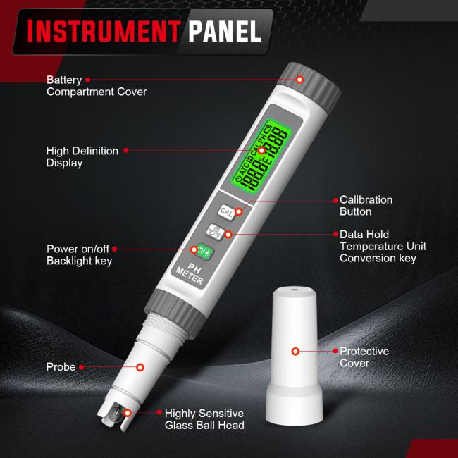 HABOTTEST 630 pH Meter measurement demonstration