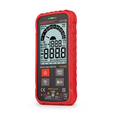China 600A 600V 2xCR2302 Batteries Red Smart Tester Digital for sale