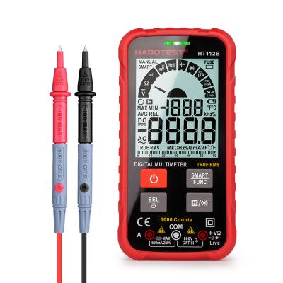 China 600A 600V 2xCR2302 Batteries Red Smart Tester Digital for sale
