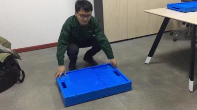 中国 プラスチック折り畳み式の輸送箱の企業の中国の工場のためのプラスチック収納箱 販売のため