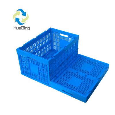 中国 箱の木枠を運ぶ再生利用できる特徴および服装の産業使用網のプラスチック折る木枠の貯蔵 販売のため