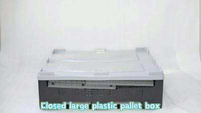 Cina Scaffale resistente di plastica del pallet della scatola pieghevole pieghevole di trasporto del pallet piccolo per l'euro modo Access di vendite CE/ISO9001 1210H1000 4 in vendita