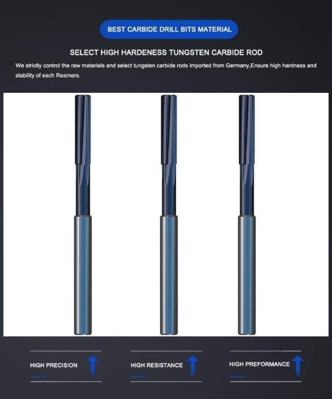 Wxsoon High Precision Straight Flutes Solid Carbide Reamers for Steel