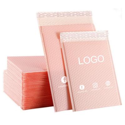 China CTCX Matte Black Bubble Poly Mail Bag Courier Bubble Bags for Packaging Padded Envelop Custom Bubble Bag for sale