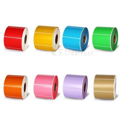 China Custom Logo Thermal Sticker Paper Printed Labels for Shipping Label Sticker Paper Thermal Waybill Promotional Barcode Stickers for sale