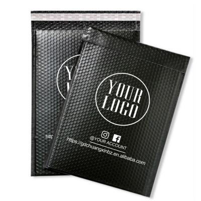China CTCX Custom 10X13 Poly Bubble Mailer Bags for Packaging Padded Bubble Envelope Eco Friendly Black Envelopes for sale