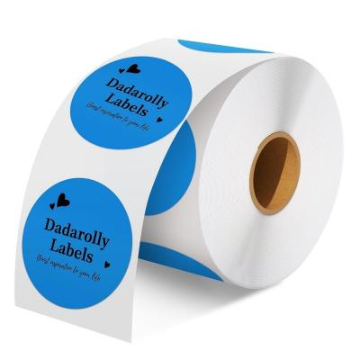China Brand Uv Printing Vinyl Custom Made Logo Stickers Pvc Self Adhesive Vinyl Craft Sticker Rolls Adhesive Vinyl Round Stickers for sale