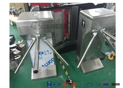 China Edelstahl-bidirektionale Drehkreuz-Sicherheits-Tore mit Fingerabdruck-Fahrkartensystem zu verkaufen