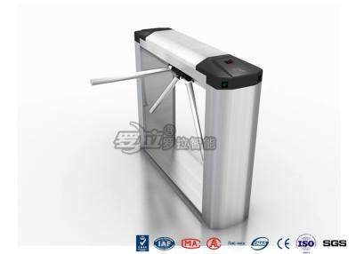China Torniquete vertical semi automático do tripé, estrutura de aço inoxidável das portas de segurança do torniquete à venda
