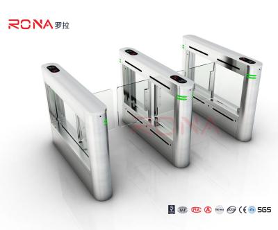 中国 顔スキャン 歩行者障壁ゲート スイングターンスタイル 自動ドア 入口ソリューション イン マンション 販売のため