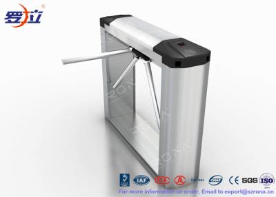 China Torniquete vertical semi automático do tripé, estrutura de aço inoxidável das portas de segurança do torniquete à venda